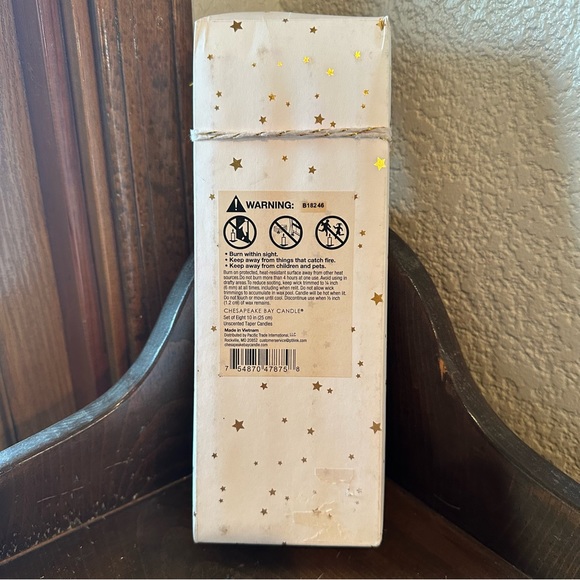 Chesapeake Bay | Accents | Chesapeake Bay Deep Red Taper Candle Ser ...